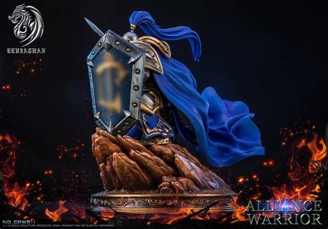 World Of Warcraft Alliance Footman 110 Resin Statue Vom