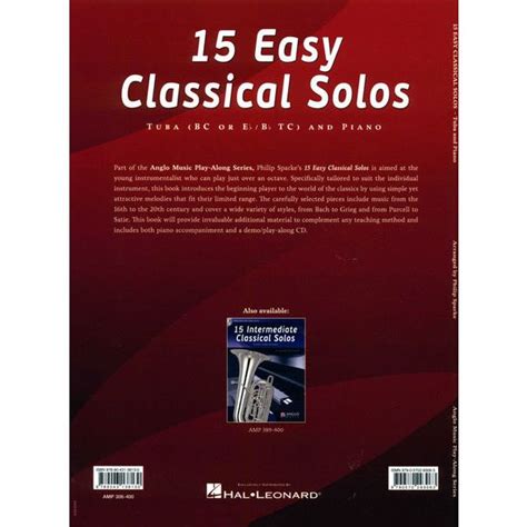 Anglo Music 15 Easy Classical Solos Tuba Thomann United Arab Emirates