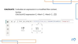 Introduction To Dax In Power BI For Data Analytics Pdf Databases Computer Software And