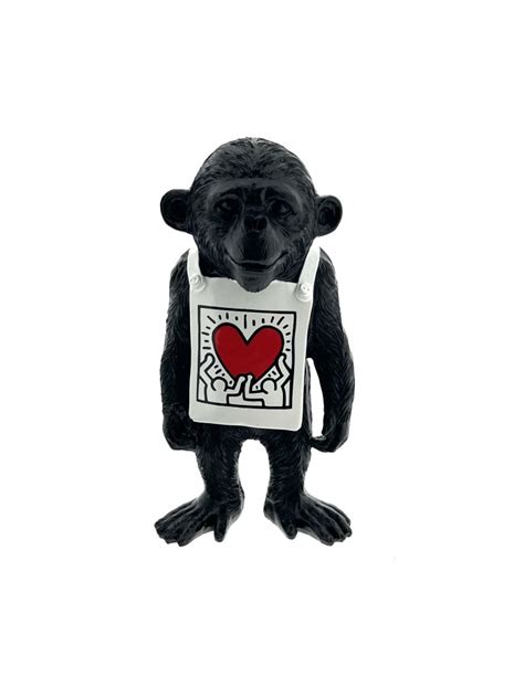 Kevin Monkey Sign Keith Haring Heart