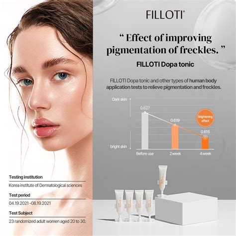 Filloti Ascorbic Acid Ionization Dopa Tonic Whiteningbrightening