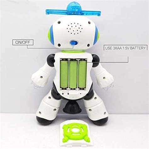 Dancing Robot With Music And 3d Flashing Lights Toys4youpk