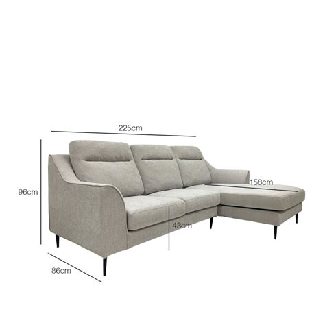 Archie L Shape Sofa Right Chaise Furniture And Home Décor Fortytwo