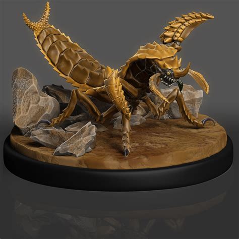 Stl File Ankheg Dungeon And Dragons Creature 👹 ・3d Print Object To