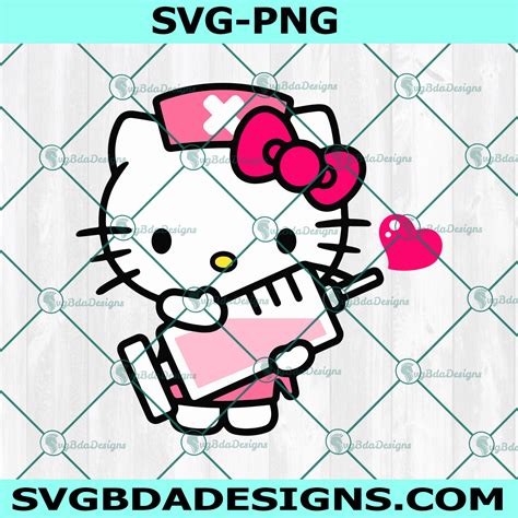 Hello Kitty Nurse Svg Hello Kitty Svg