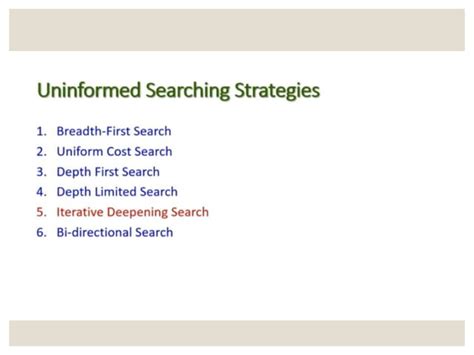 Problem Solving Agents Search Strategies Ppt