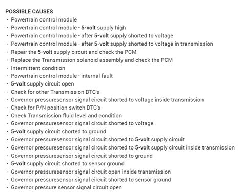 Codes P0713 P1757 P1762 P0711 In My Vehicle Listed Above