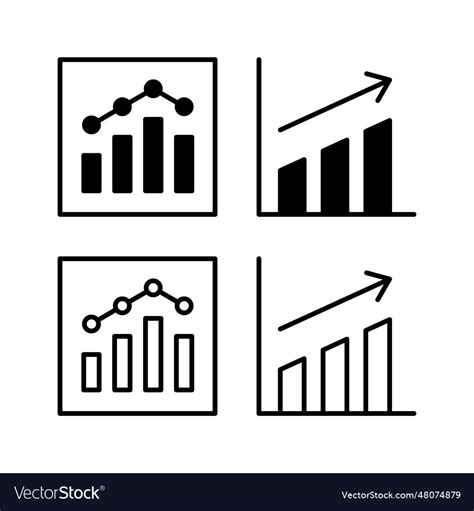 Growing Graph Icon Chart Icon Graph Icon Vector Image