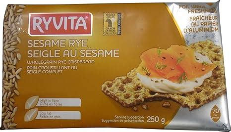 Ryvita Sesame Rye Crispbread 250g Amazonca Grocery