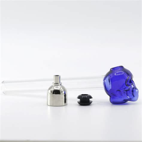 Spot New Glass Skull Pipe Foreign Trade 125mm Cross Border Smoking Pipe Mp020 Lazada Ph