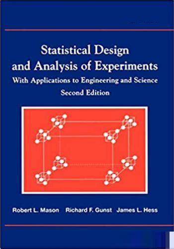 Statistical Design And Analysis Of Experiments With Applications To Engineering And Science