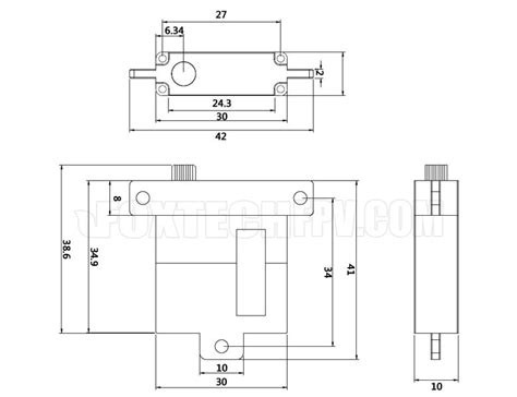 Foxtech Aluminum Case Coreless Digital Slim Servo