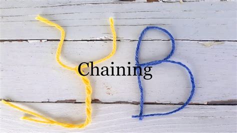 crochet chaining tutorial youtube