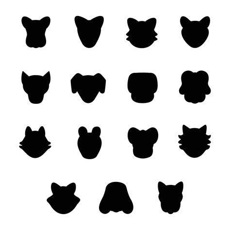 Animal Head Silhouette Illustration 69000911 Vector Art At Vecteezy