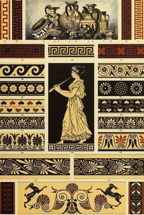 Древнегреческие орнаменты - геометрия и искусство | Ancient greek art ...
