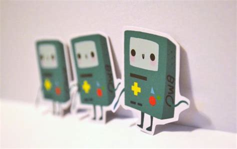 Adventure Time Bmo Sticker Glossy Sticker Paper Dinosaur Decor