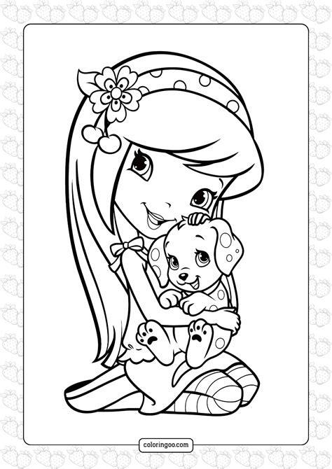 60 Strawberry Shortcake Coloring Pages All Free Pdf Printables