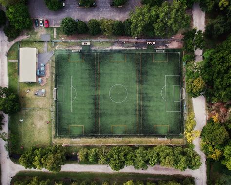 Download Wallpaper 3389x2711 Stadium Aerial View Soccer Field Hd