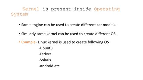 What Is A Kernel Introduction And Architecture Pptx