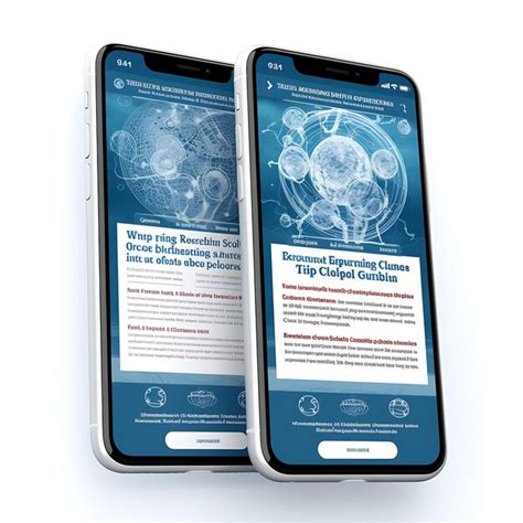 Premium Ai Image Mobile App Layout Design Of Medical Reference And