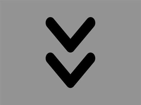 Double Angle Down Arrows Icon Png Vector In Svg Pdf Ai Cdr Format