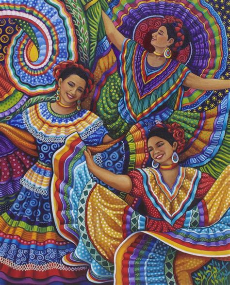 Elwim World People Mexican Folk Dancers Mexican Culture Art