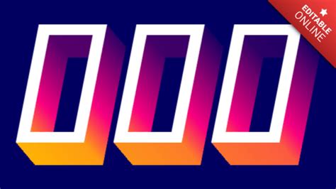 자위녀 White 3d With Yellow Pink And Blue Gradient Text Effect Generator