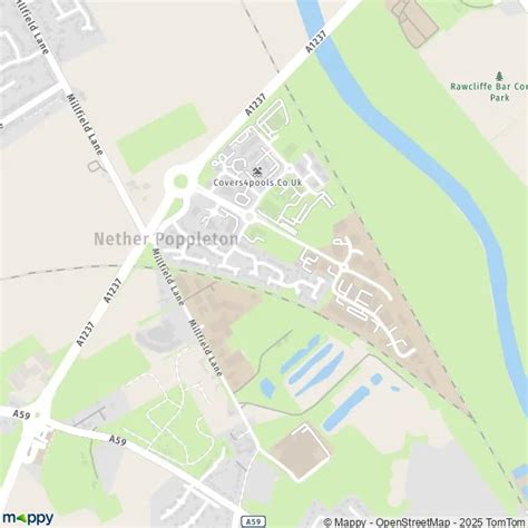 Map Nether Poppleton Map Of Nether Poppleton Yo26 6 And Practical Information