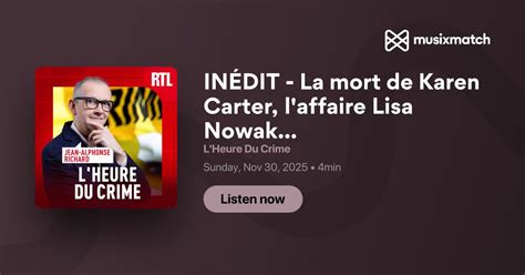 Transcription De InÉdit La Mort De Karen Carter Laffaire Lisa Nowak