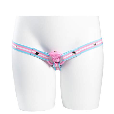 Trans Pride Chastity Cage Auxiliary Belt Elastic Adjustable Support