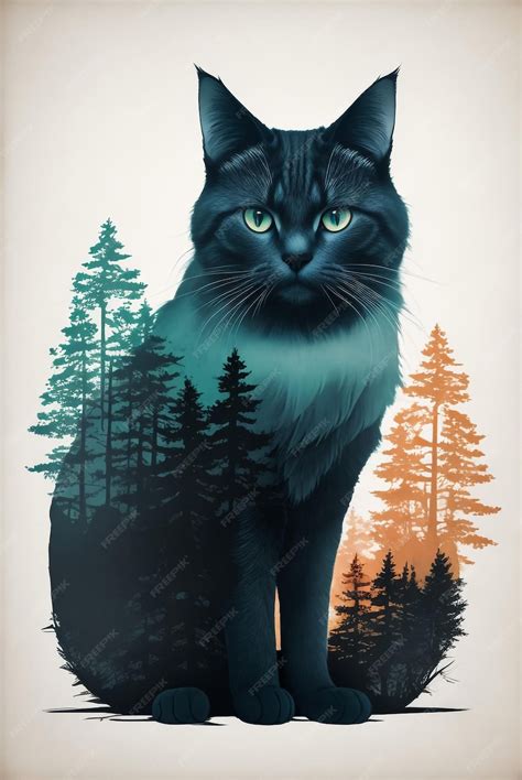 Premium Photo Anime Style Cat Art Colorful Vector Illustration