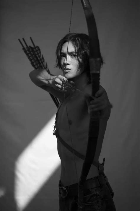 于适 Yosh Yu Yu Shi Юй Ши Human Poses Handsome Asian Men Male Poses