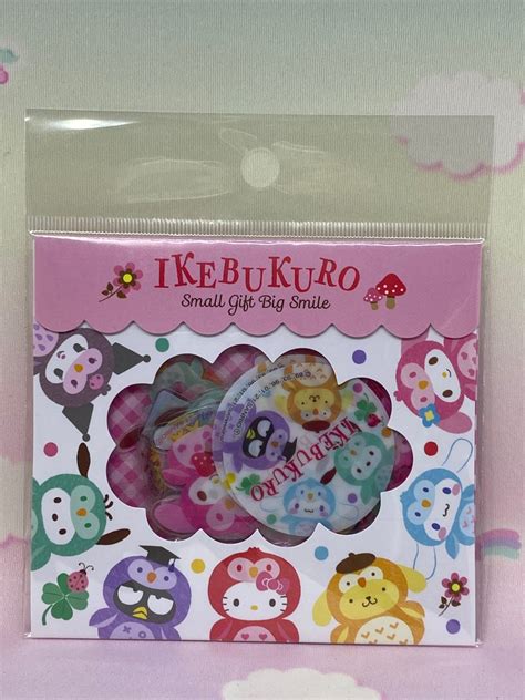 2021 Sanrio Characters Kawaii Owl Collection Sticker Flakes Etsy
