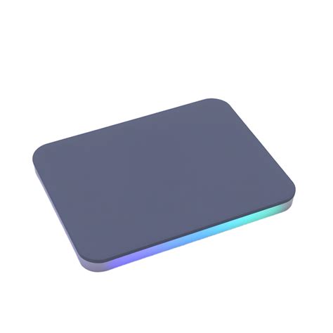 Sleek Gray Device With Colorful Edge Lighting 56420901 Png