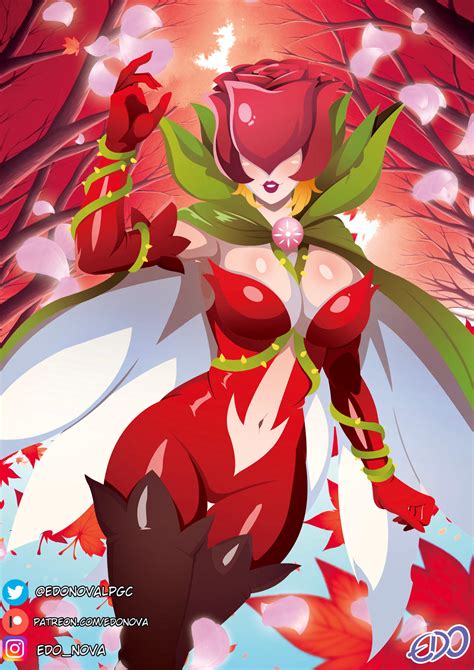 Rosemon By Edonovaillustrator On Deviantart