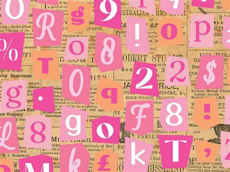 Magazine Cutout Letters Png Alphabet Clip Art Digital Download Etsy