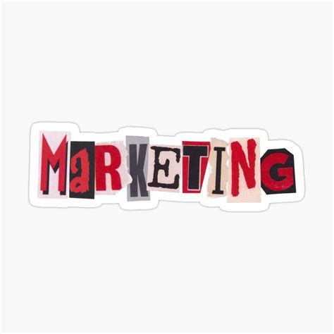 Marketing Class Label Sticker