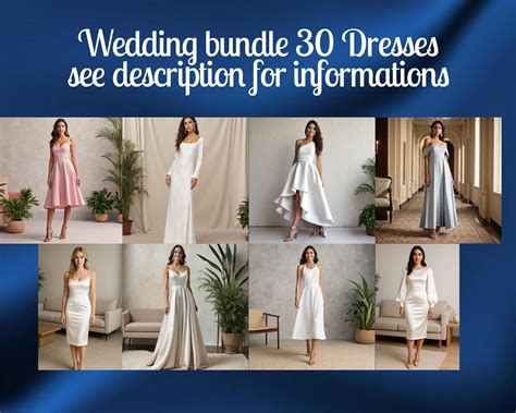 Wedding 30 Patterns Bundle Pdf Digital Sewing Pattern Dress