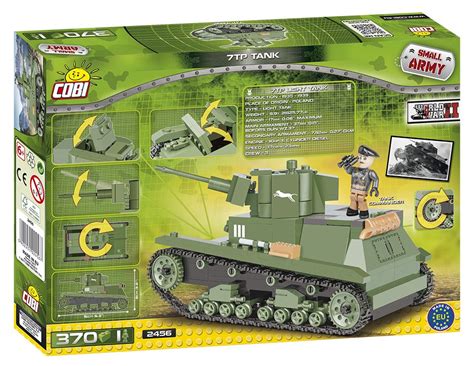 Cobi 2456 7tp Tank Small Army Different Bricks