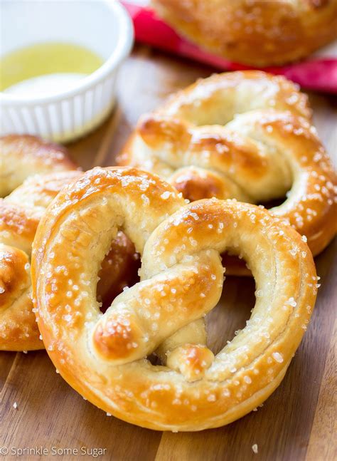 Homemade Soft Pretzels Sprinkle Some Sugar Homemade Soft Pretzels