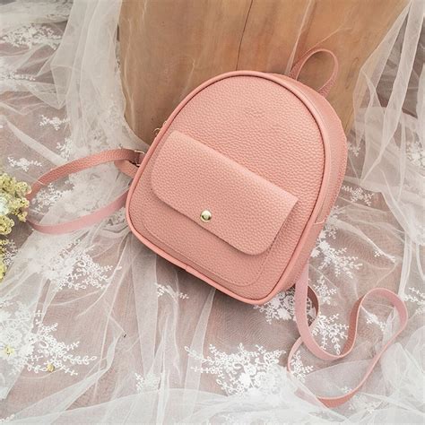 Women Backpack Mini Soft Pu Leather Small Backpack Vicedeal