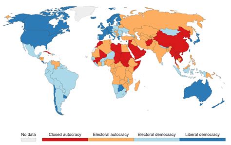 World Map Showing Democratic Countries At Jay Hunter Blog