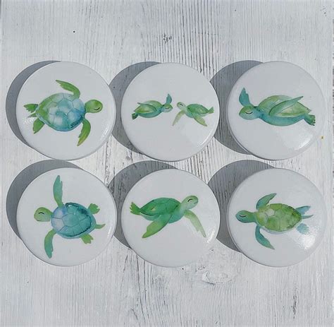 Turtle Drawer Knobs Drawer Pulls Nursery Decor Dresser Knobs For