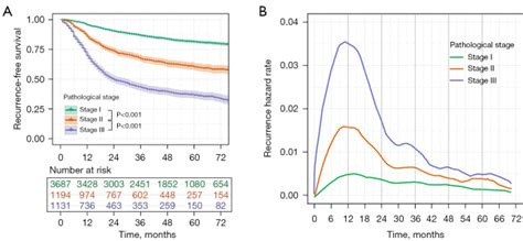 Various Recurrence Dynamics For Non Small Cell Lung Cancer Depending On Pathological Stage And