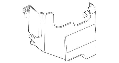 2021 2023 Ford Engine Control Module Ecm Cover Lx6z00810e