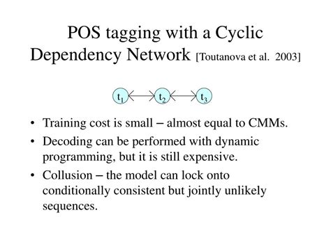 Ppt Part Of Speech Tagging And Chunking With Log Linear Models