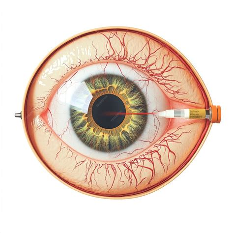 Human Eye Anatomy Lens Retina And More Detailed Diagram Premium Ai