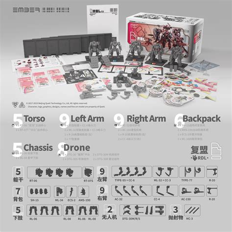 Ember Obsidian Protocol Rdl Core English 月塵 黑曜協議 復興同盟 復盟核心包英