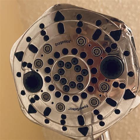 Soaked Shower Head In Vinegar To Clean To Remove Limescale R Cleaningtips