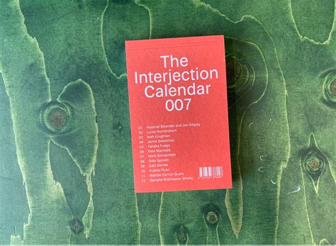 Interjection Calendar 007 The Newbridge Project